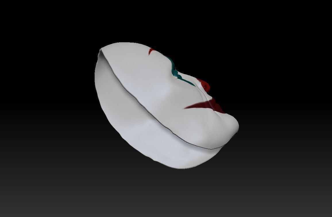 Joker mask 3D model 3D printable | CGTrader