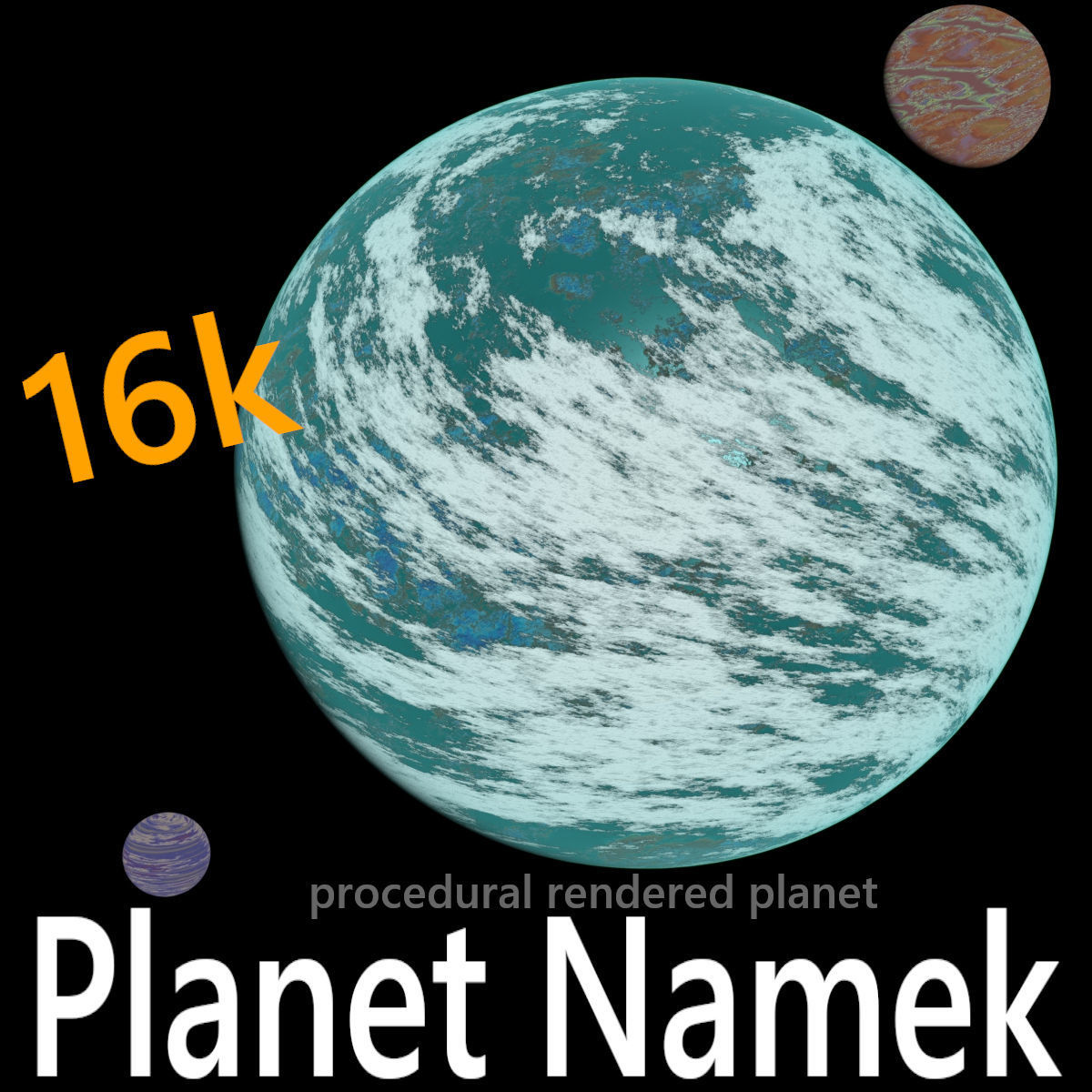 16k Planet Namek FanMade 3D | CGTrader