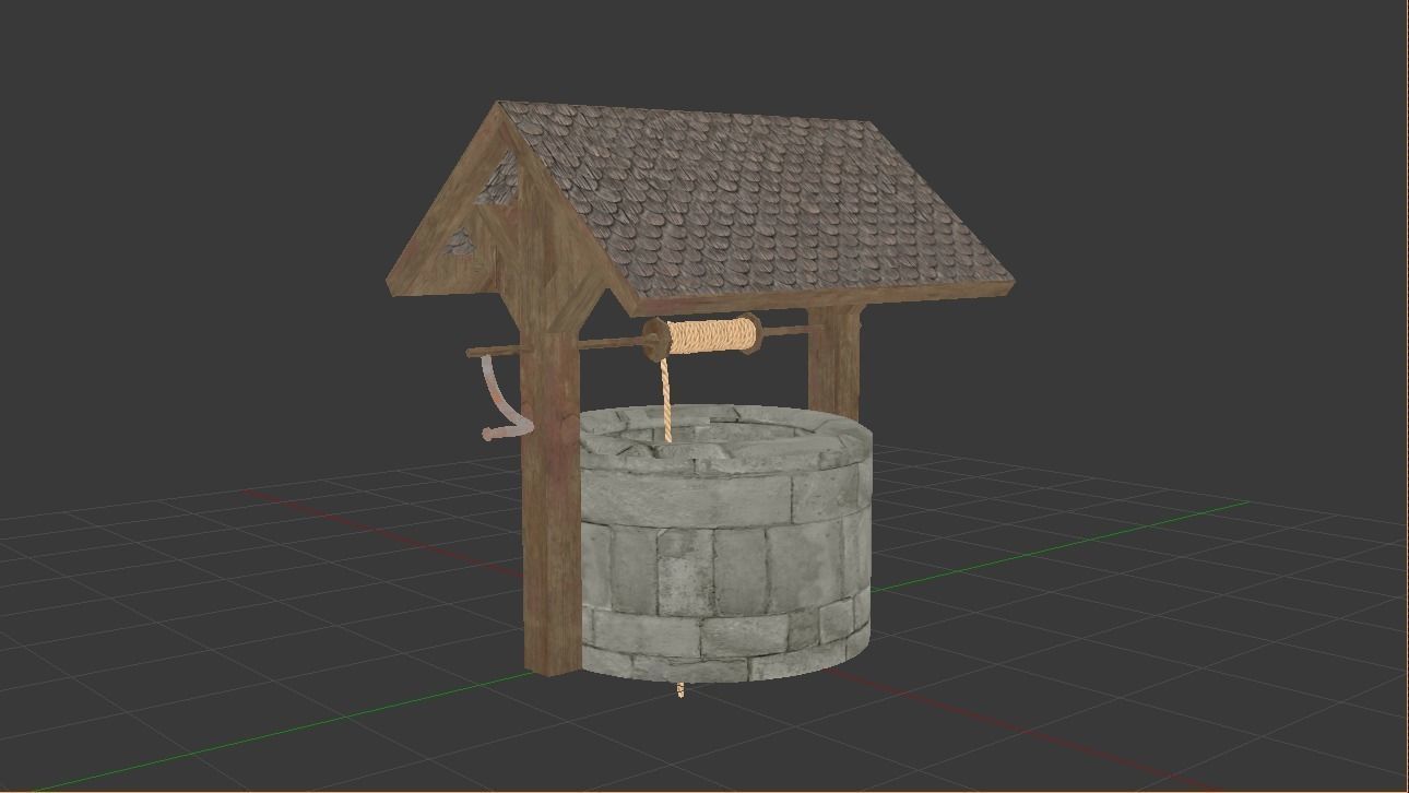 3D model Medieval Well Game Ready VR / AR / low-poly | CGTrader