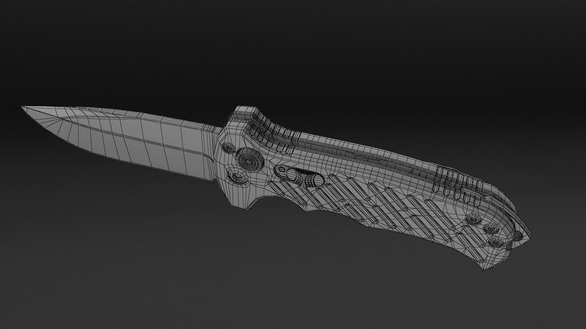 Gerber Auto Knife free 3D model | CGTrader