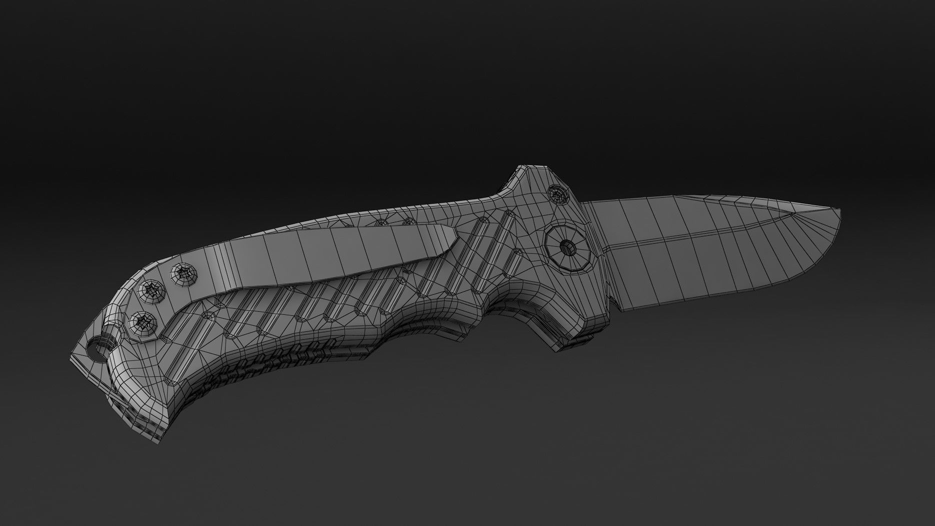 Gerber Auto Knife free 3D model | CGTrader