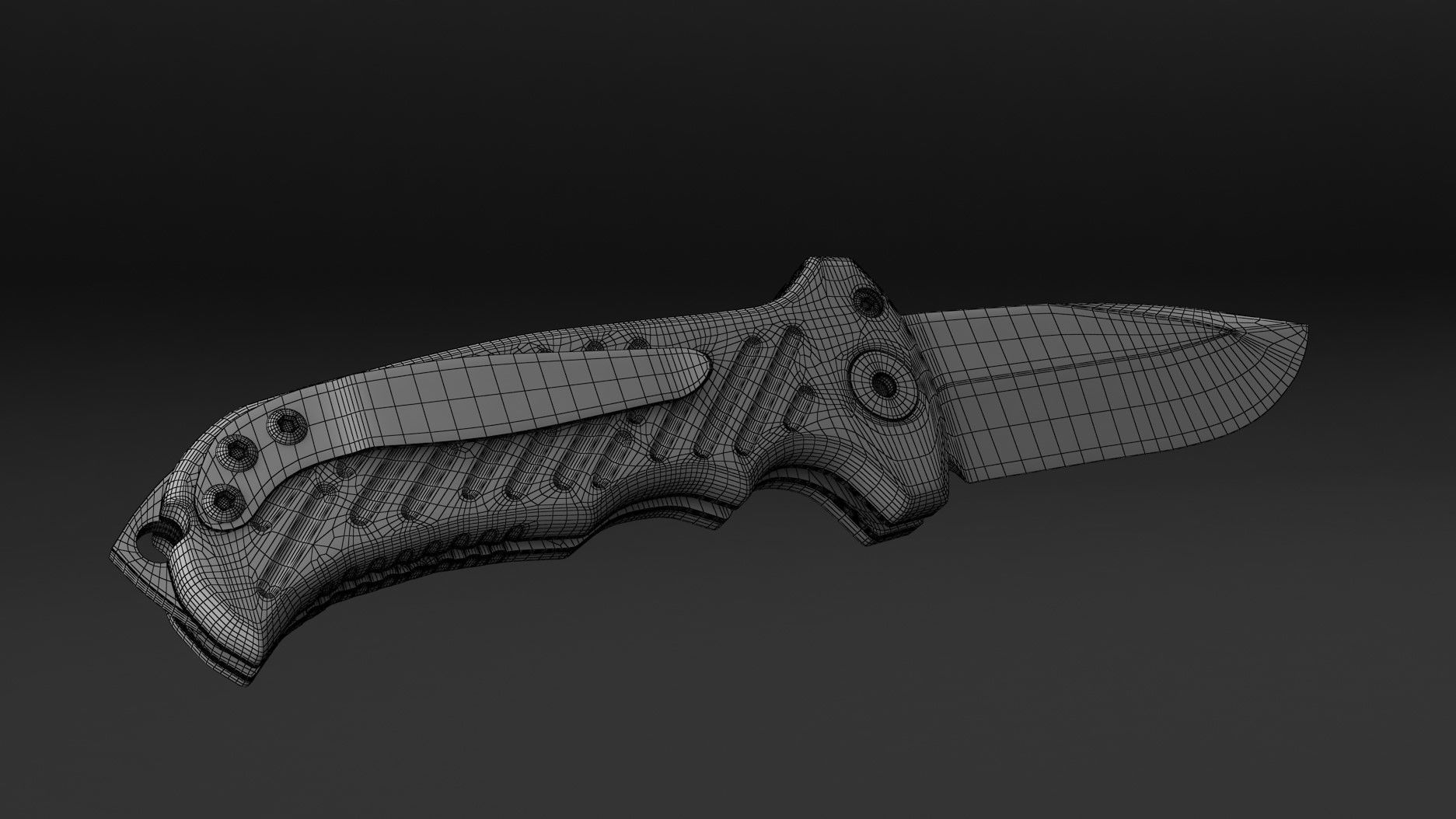 Gerber Auto Knife free 3D model | CGTrader
