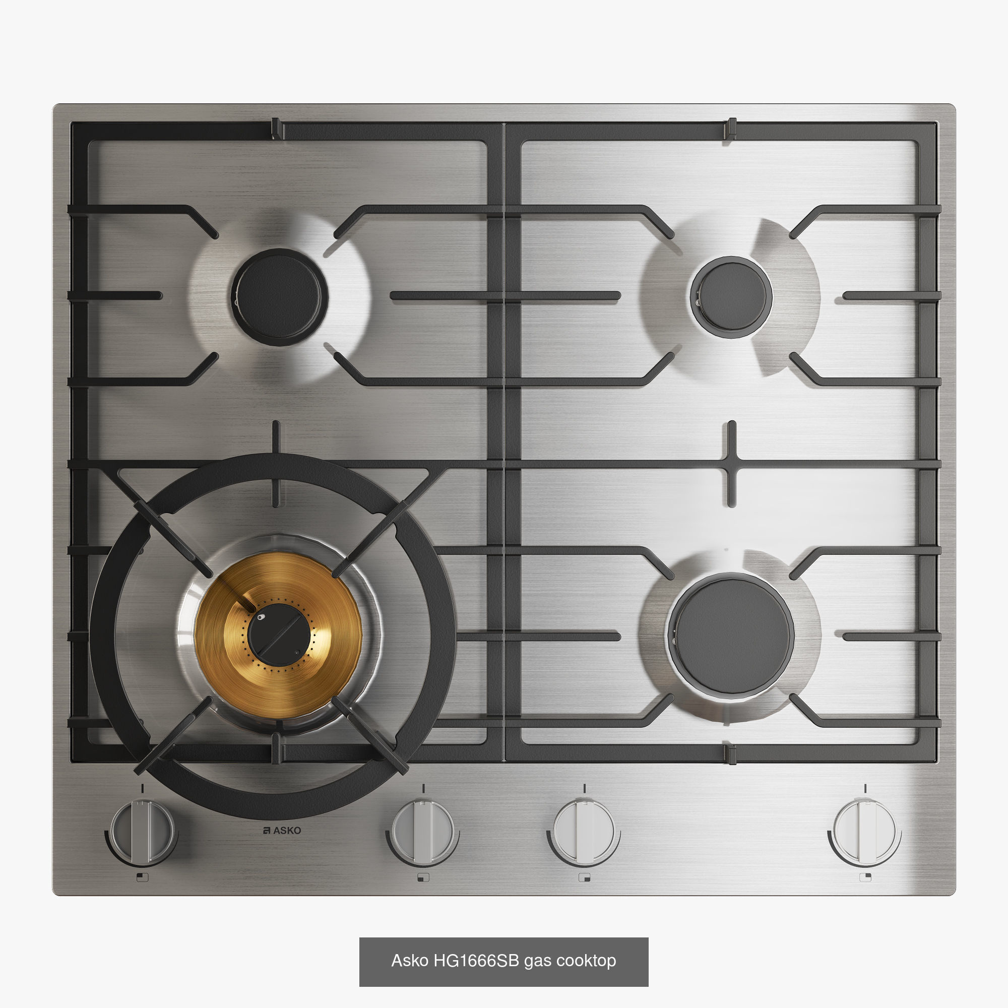 Asko gas cooktop collection | CGTrader