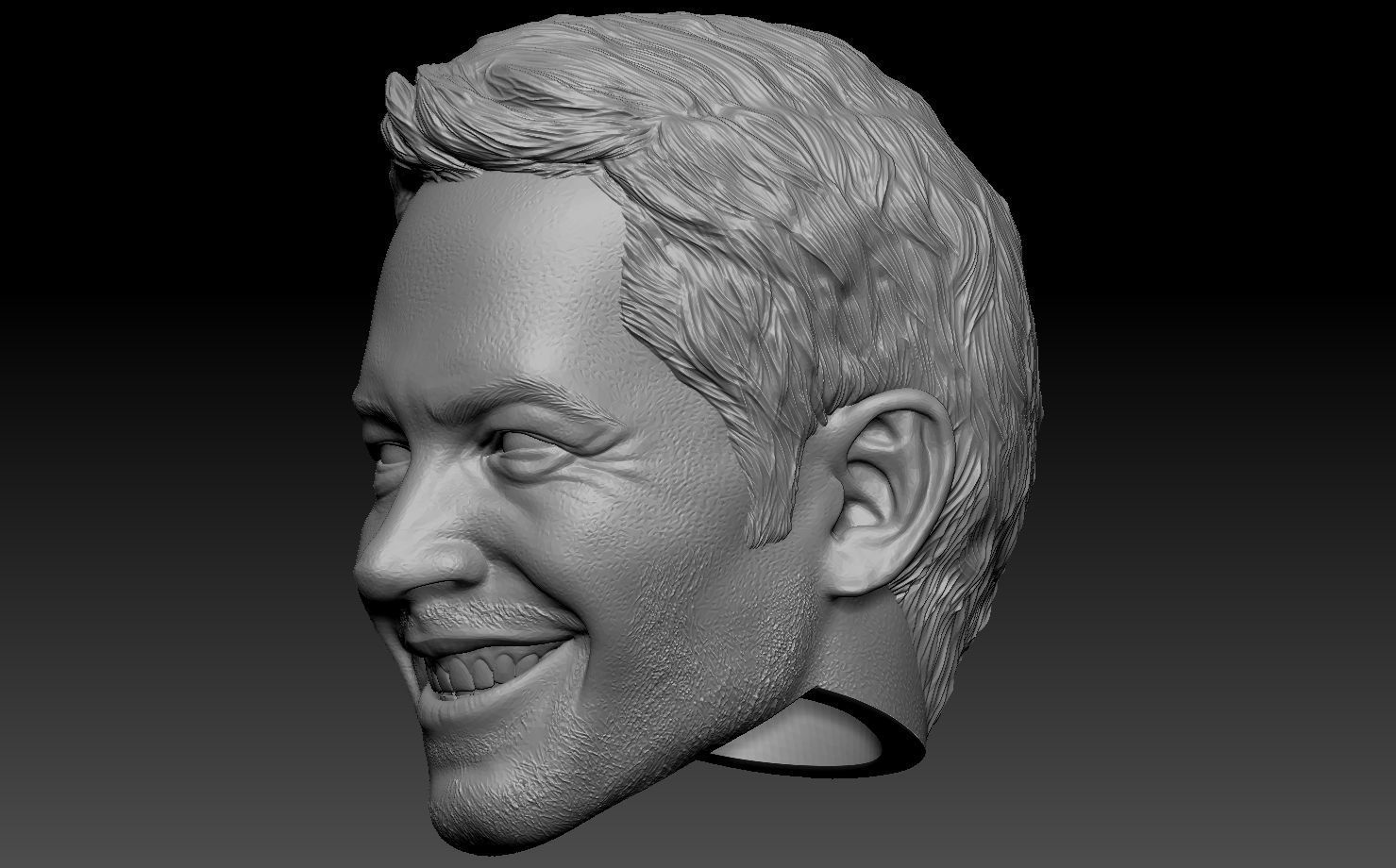 Paul Walker 3D model 3D printable | CGTrader