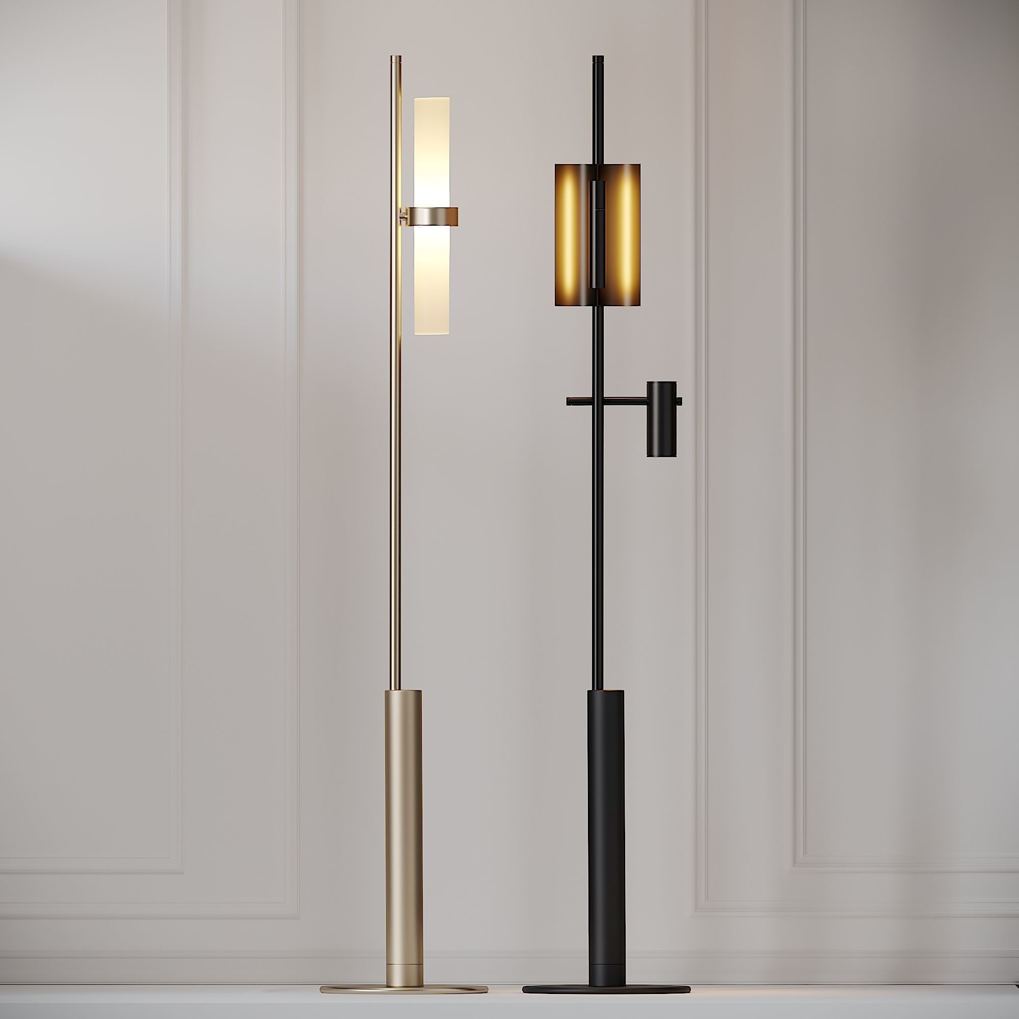 Studio Truly Truly X Rakumba - Typography Floor Lamps 3D model | CGTrader