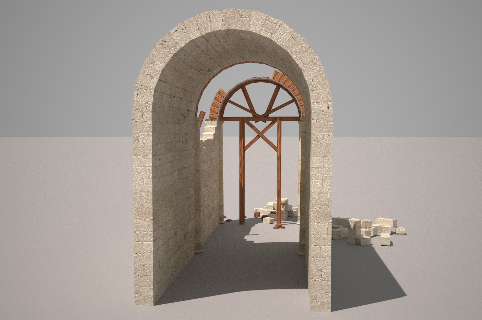 3D model Roman Arch reenactment VR / AR / low-poly rigged | CGTrader