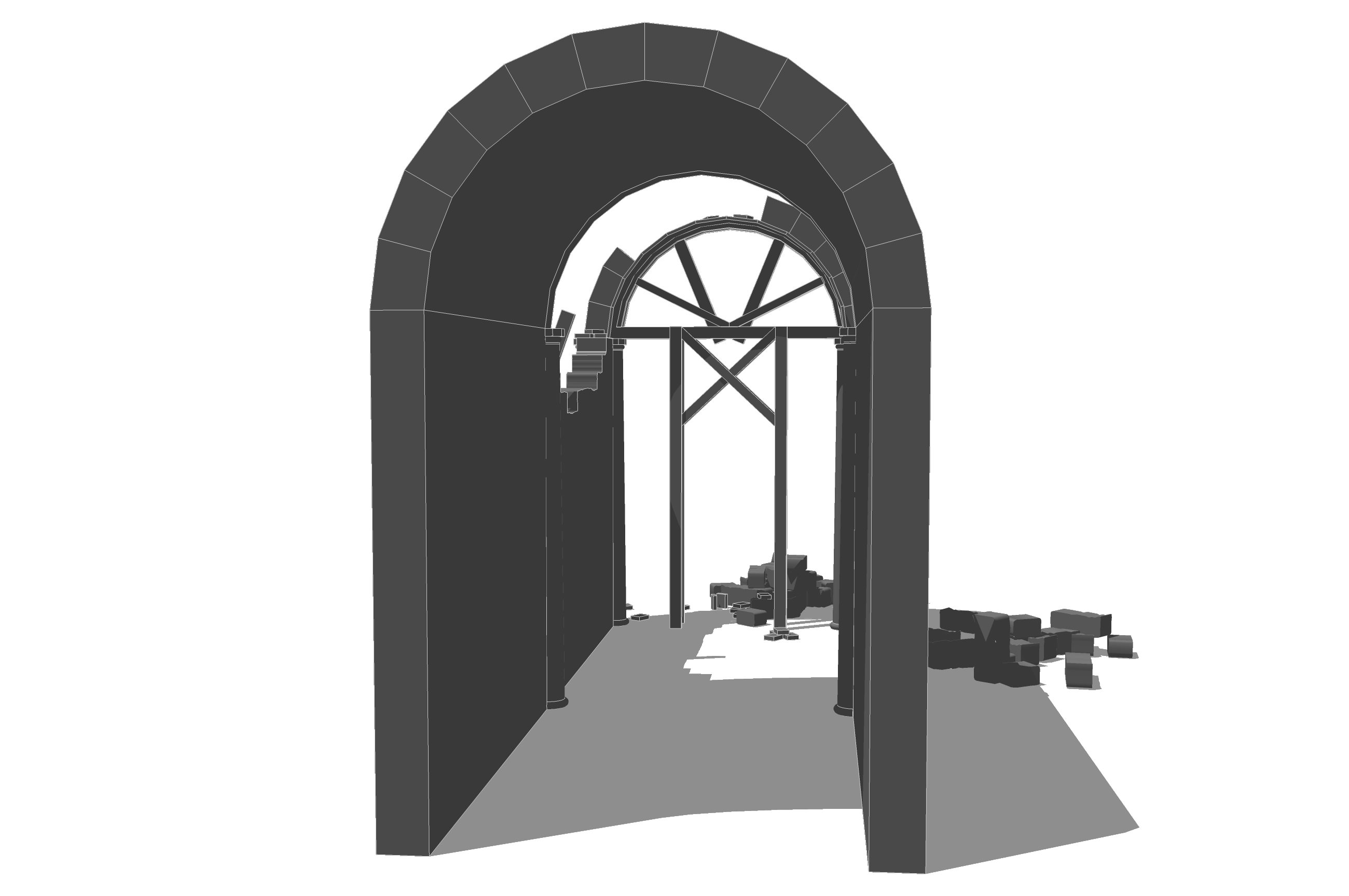 3D model Roman Arch reenactment VR / AR / low-poly rigged | CGTrader