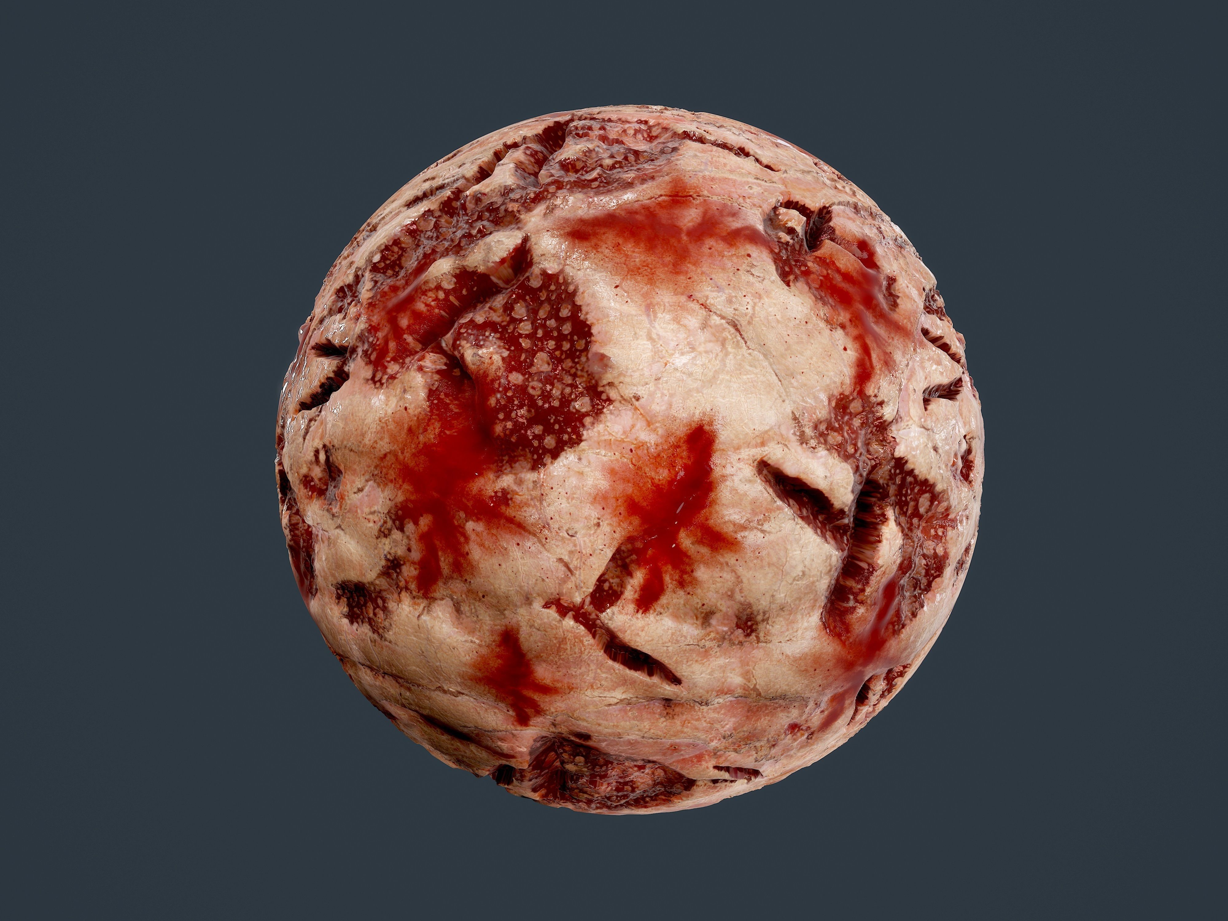 23 Cut Skin Bullet Hole Seamless PBR Textures Texture | CGTrader