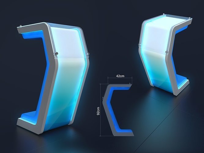 standing display 001 3D model | CGTrader