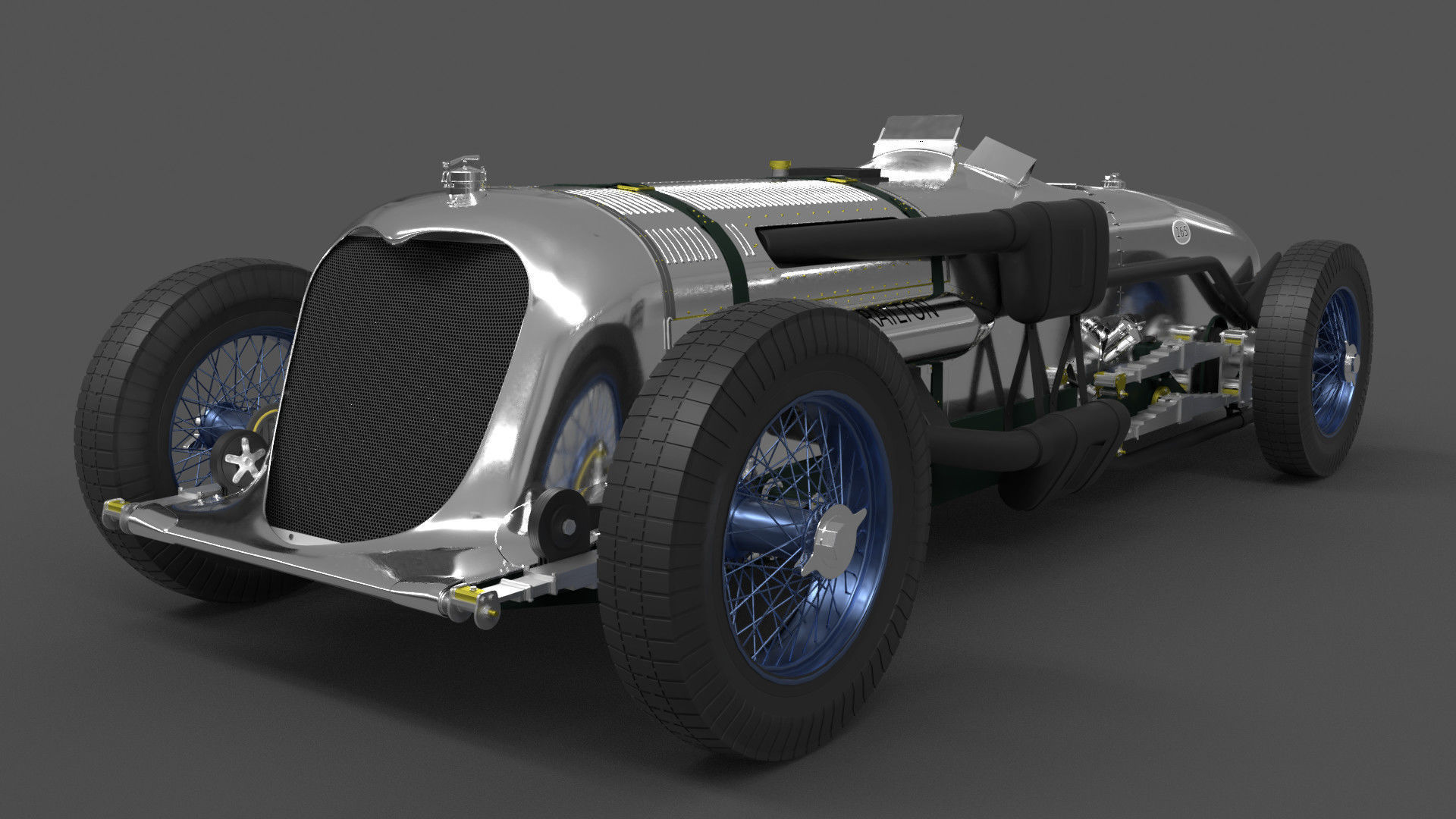 Napier Railton 3D model | CGTrader