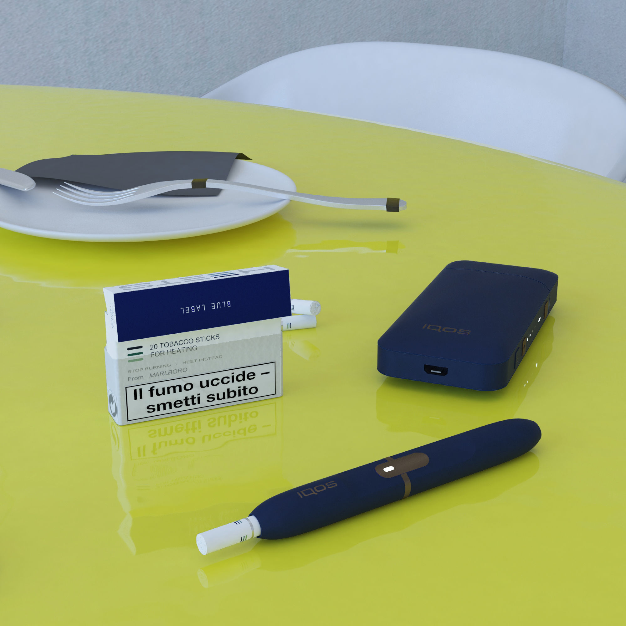 IQOS and HEETS SET 3D model | CGTrader