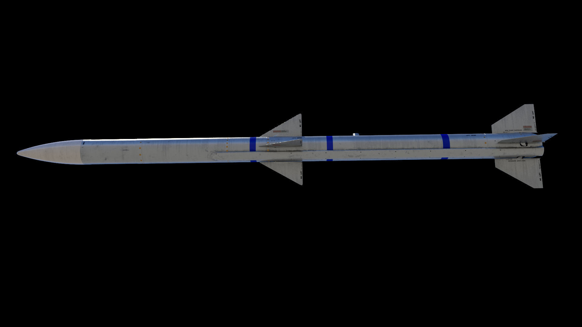 AIM-120A AMRAAM 3D model 3D model | CGTrader
