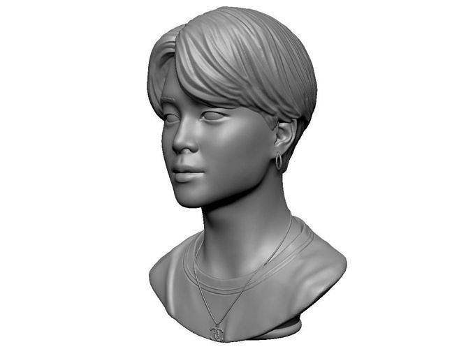 BTS Jimin 3D model 3D printable | CGTrader