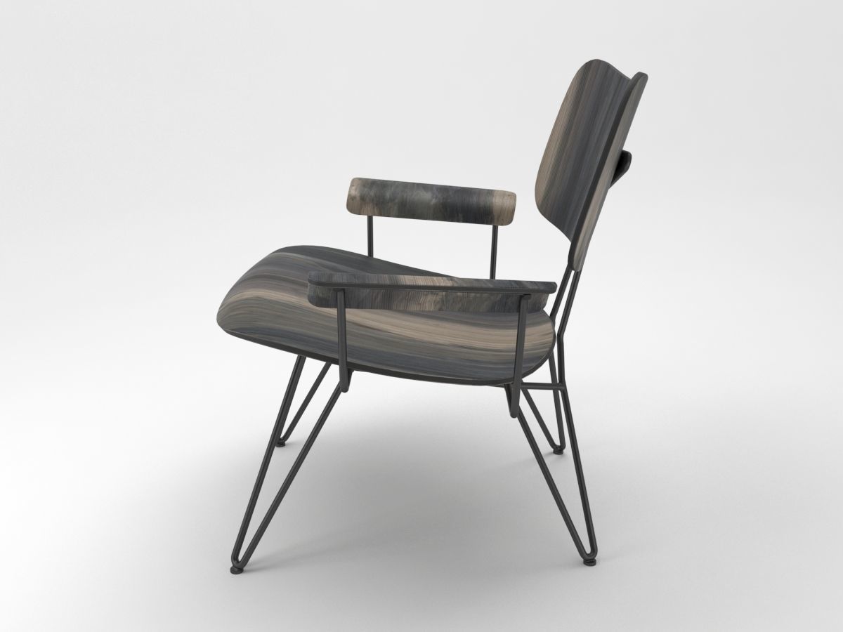 moroso overdyed lounge chair 3D model | CGTrader