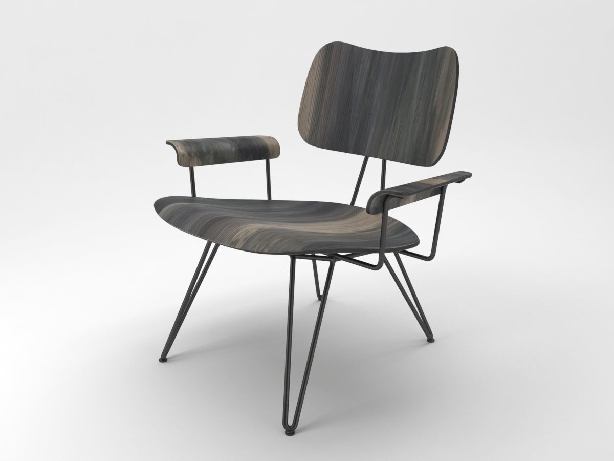 moroso overdyed lounge chair 3D model | CGTrader