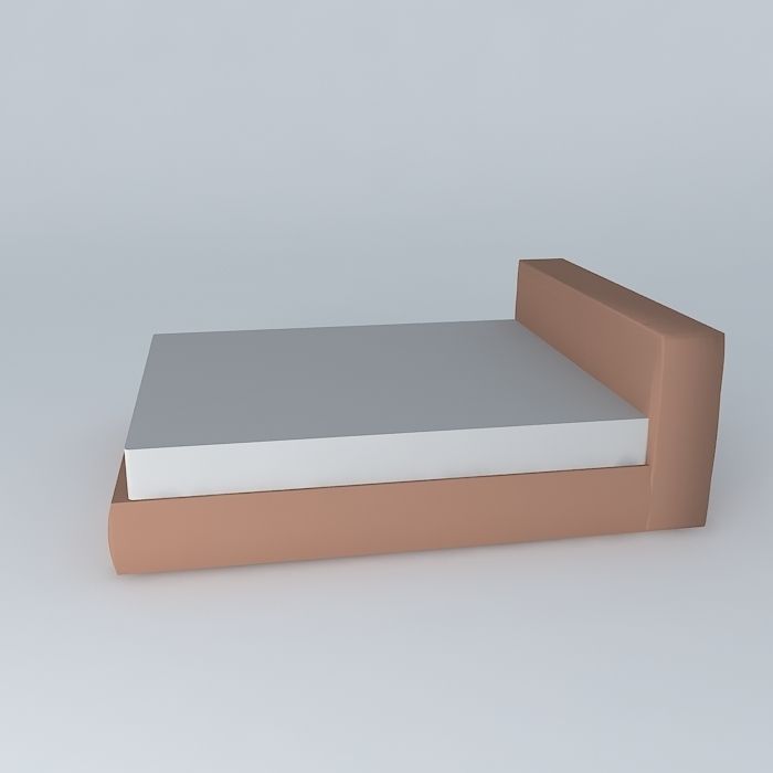 Simple bed 3D model | CGTrader