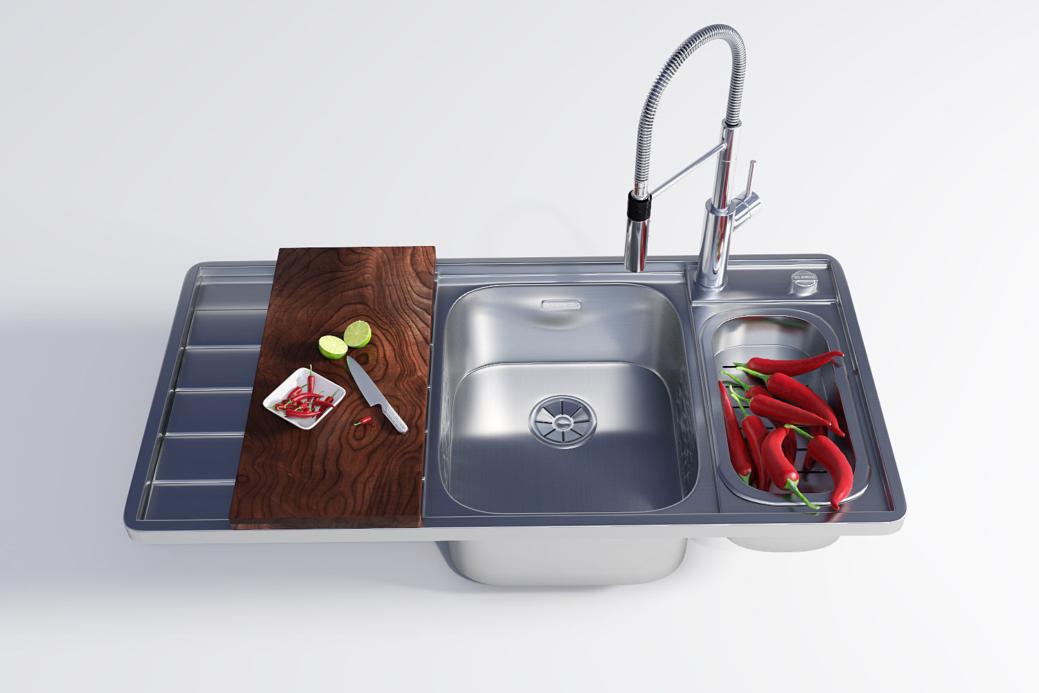 Kitchen Sinks 3D model | CGTrader