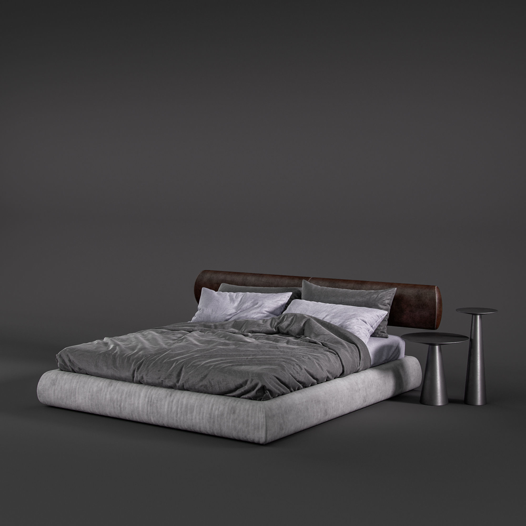 Como baxter bed 3D model | CGTrader
