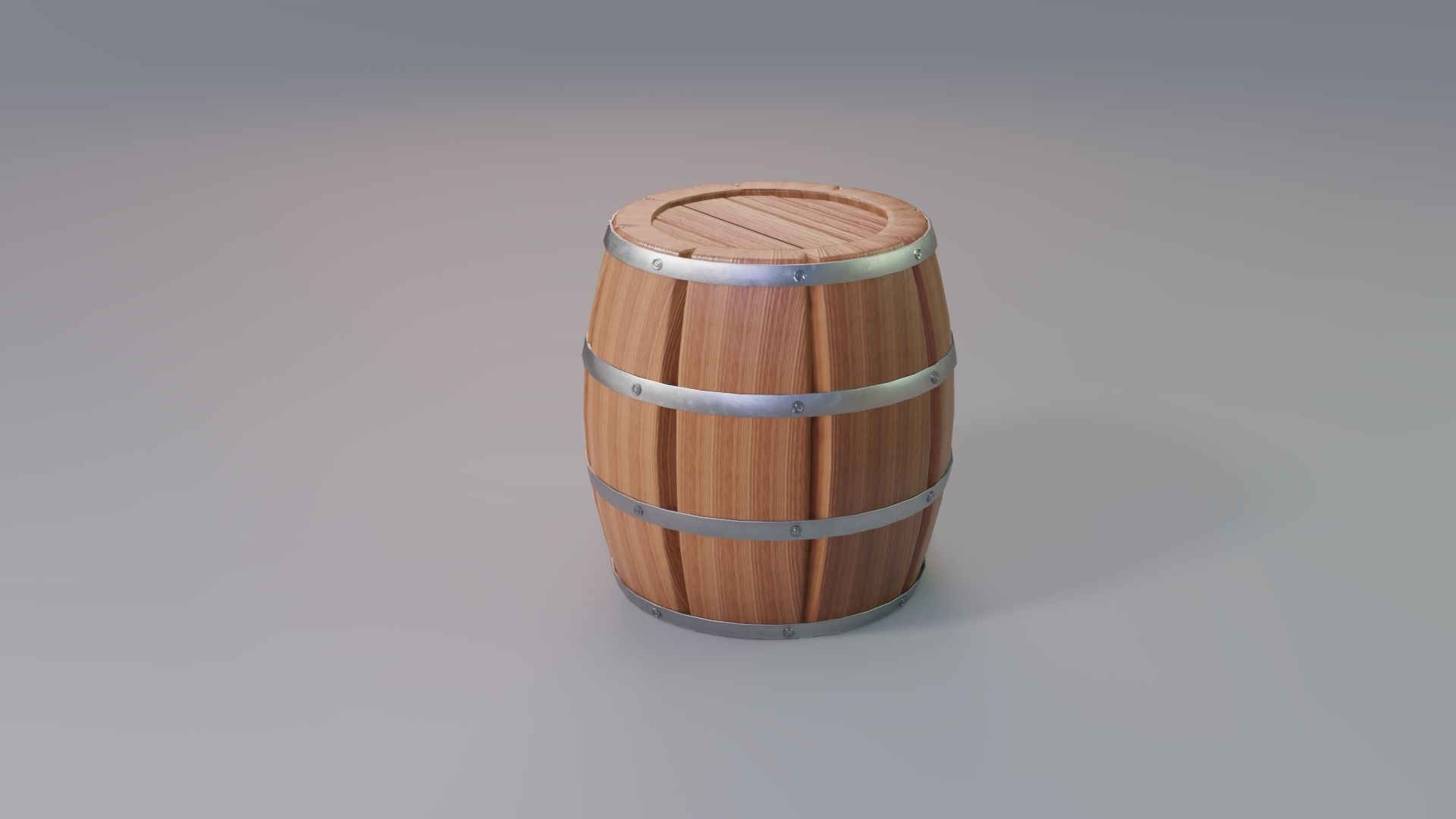 Barrel Game Asset free VR / AR / low-poly 3D model | CGTrader