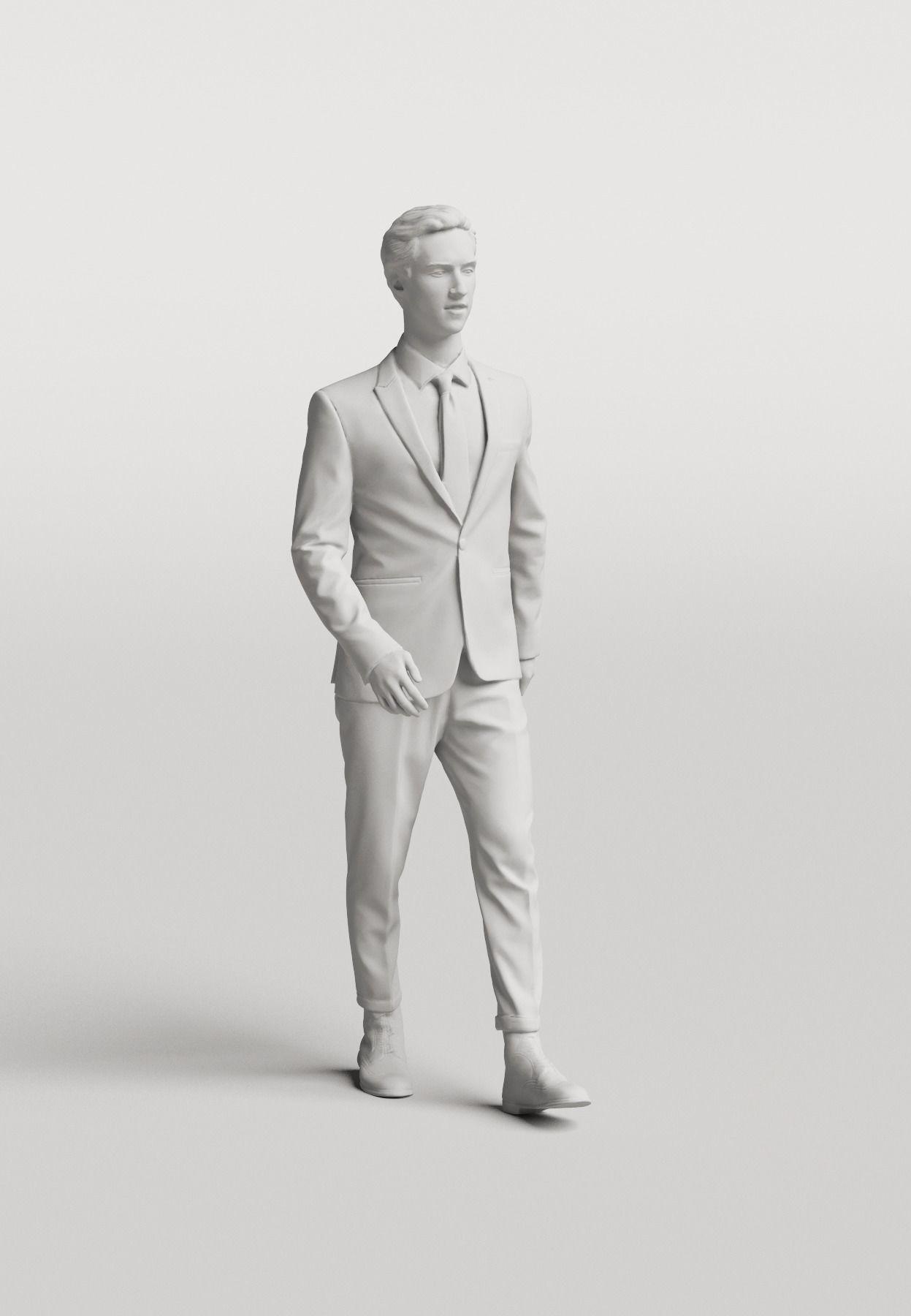 Humano Elegant man standing 3D model | CGTrader
