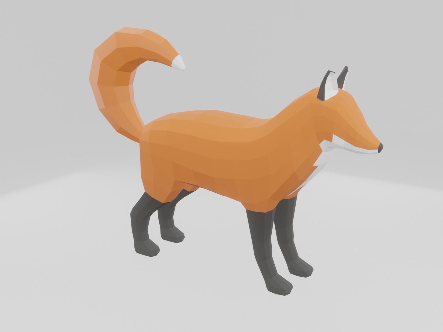 3D model Low Poly Fox VR / AR / low-poly | CGTrader