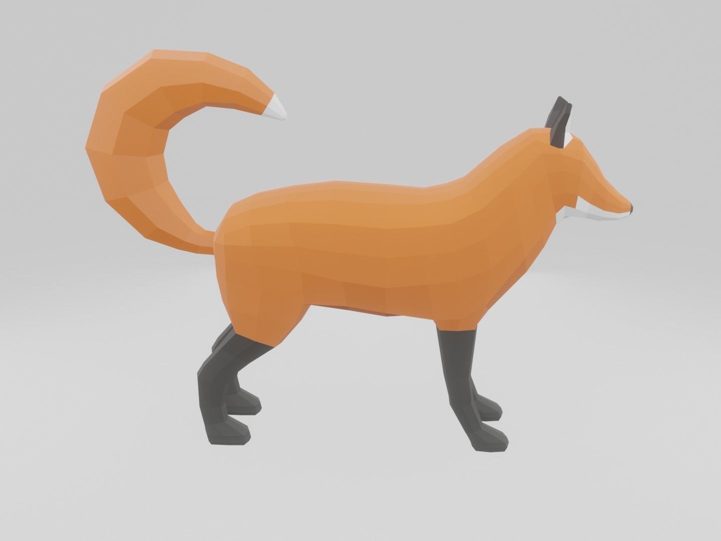 3D model Low Poly Fox VR / AR / low-poly | CGTrader