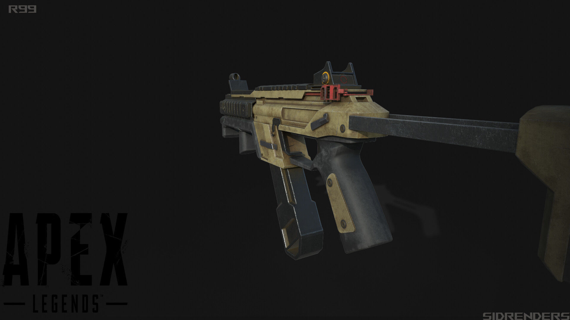 3D model R-99 from apex legends VR / AR / low-poly | CGTrader