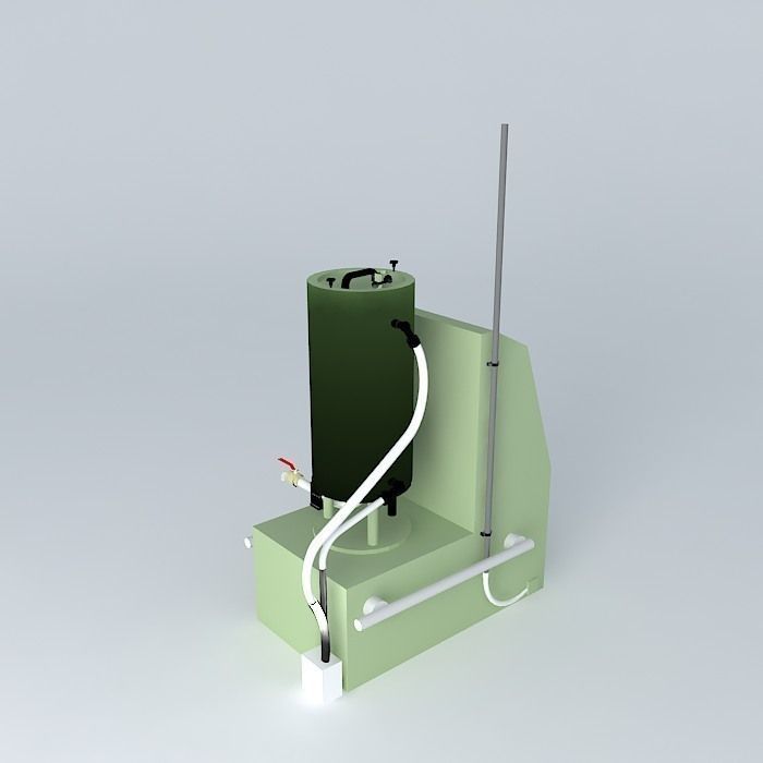 Paint mill free 3D model | CGTrader
