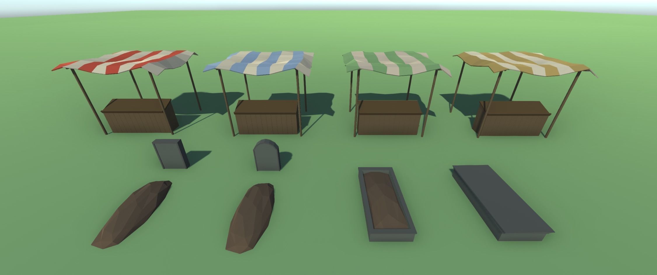 3D model Low Poly Medieval Props Pack VR / AR / low-poly | CGTrader