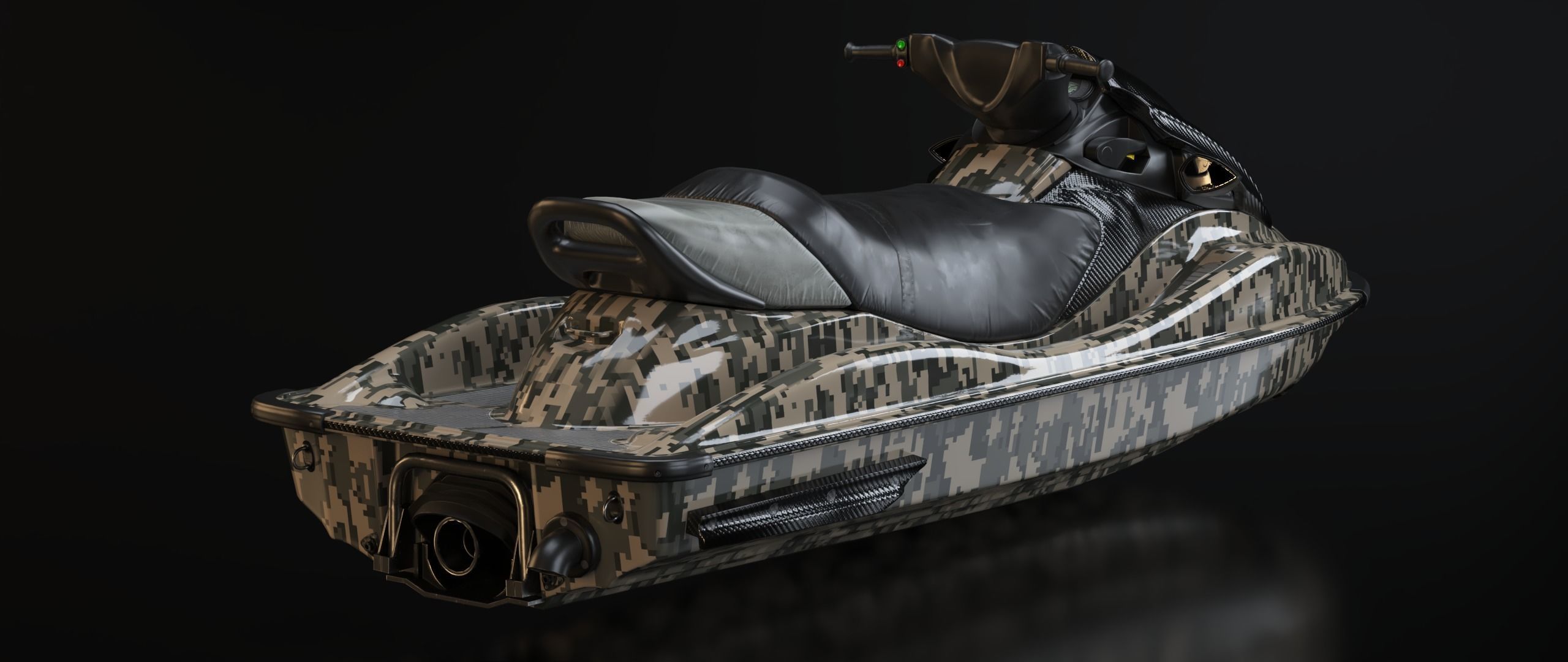3D model KAWASAKI JET SKI STX-15F VR / AR / low-poly | CGTrader