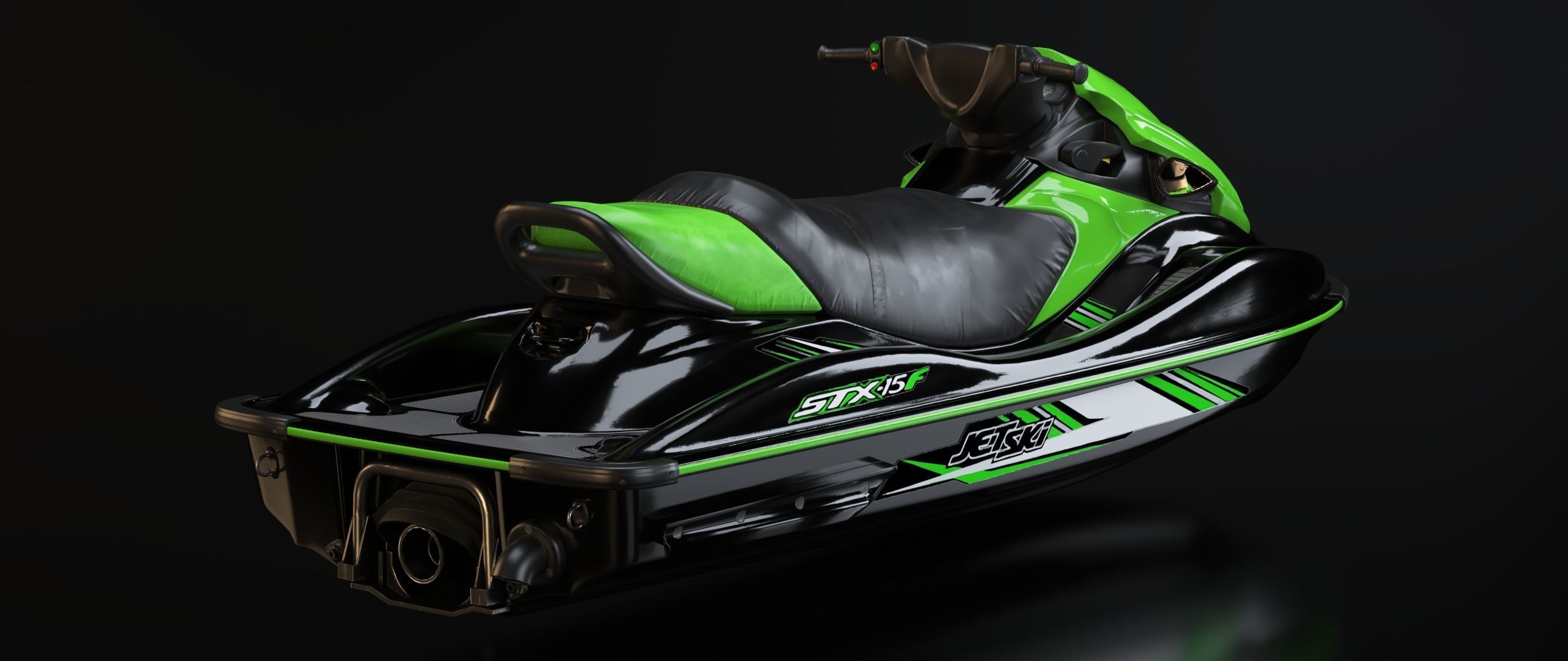 3D model KAWASAKI JET SKI STX-15F VR / AR / low-poly | CGTrader