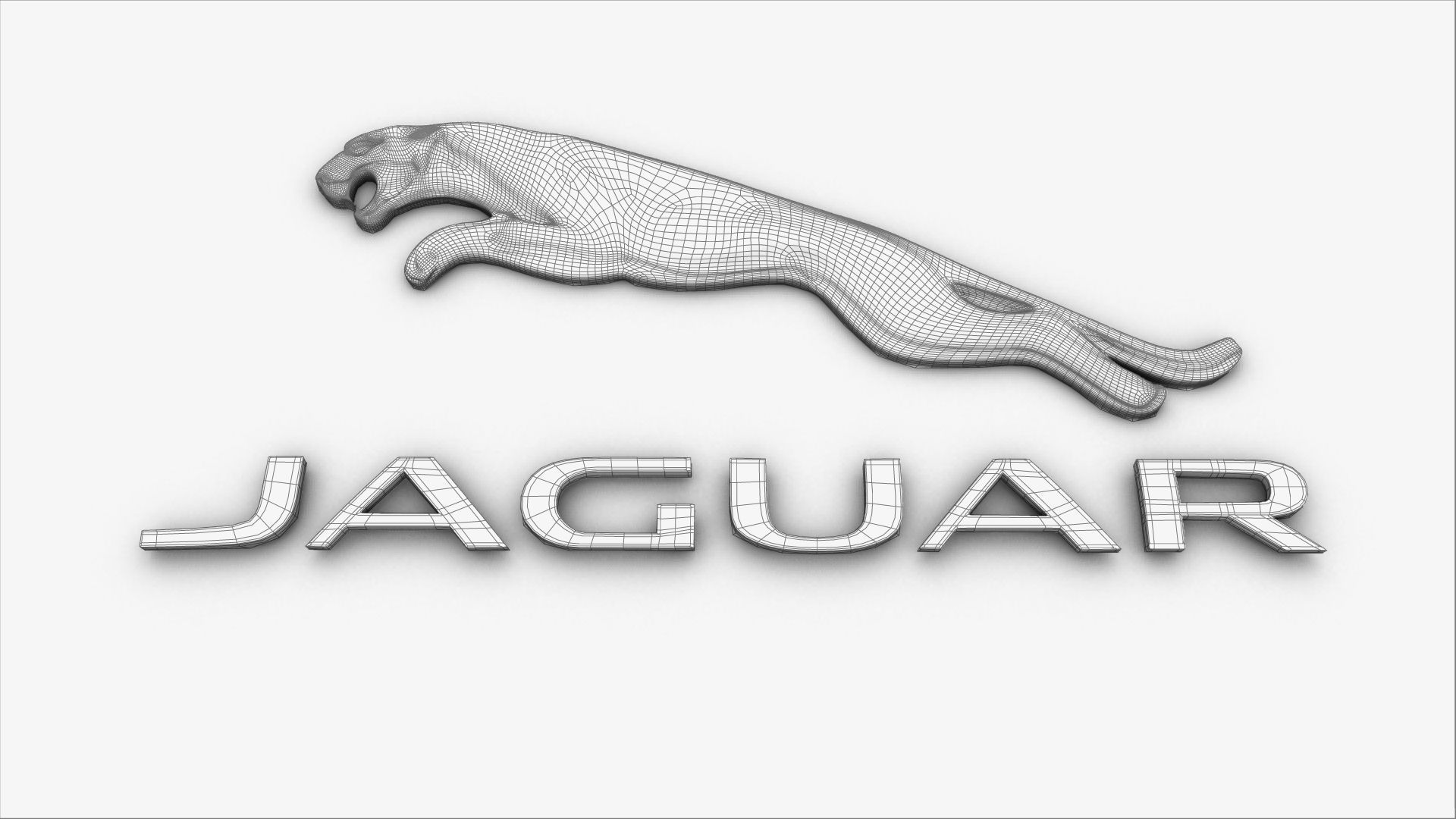 3D model Jaguar Logo 3d Model VR / AR / low-poly | CGTrader