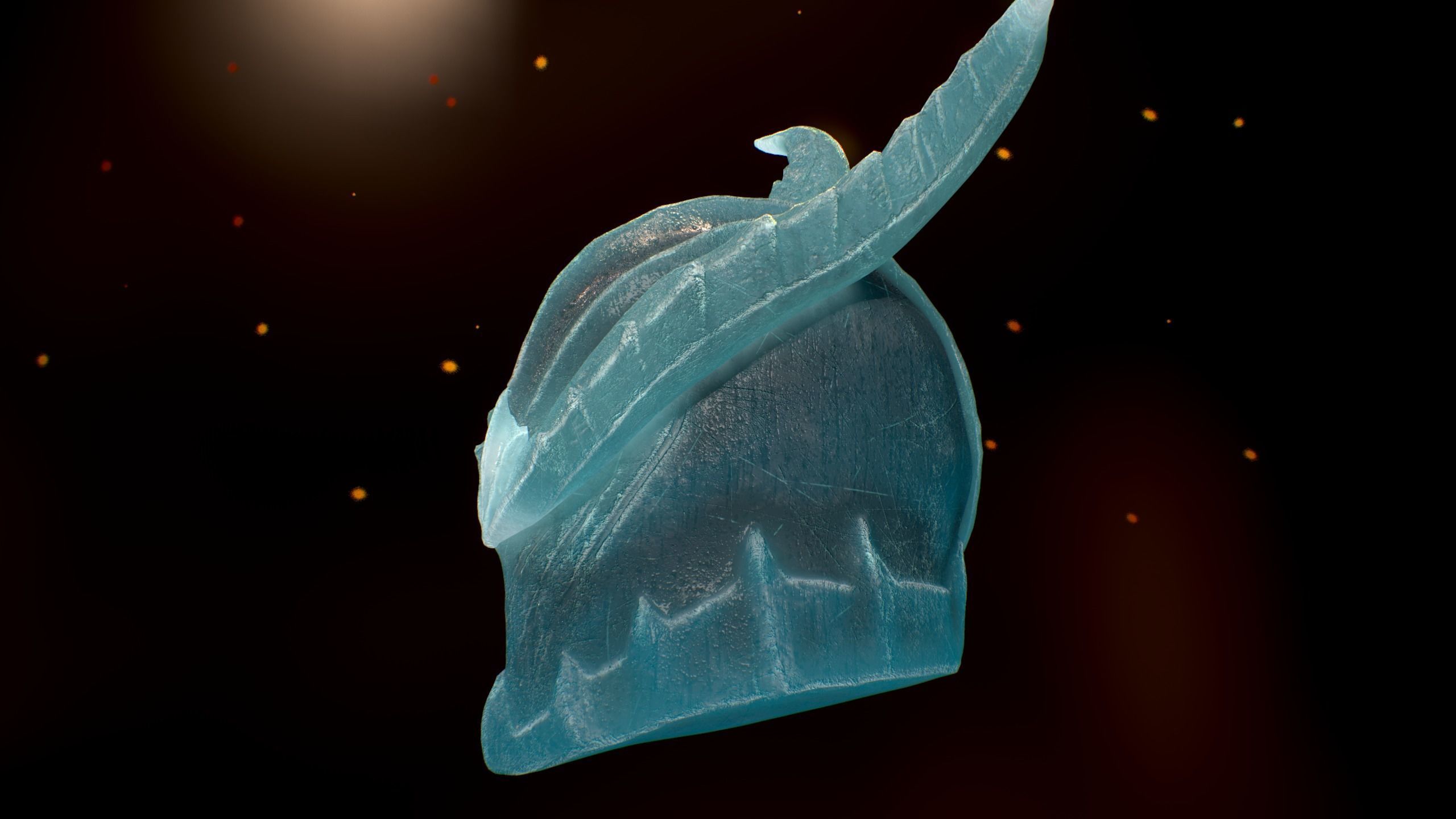 3D model Ice Helmet VR / AR / low-poly | CGTrader