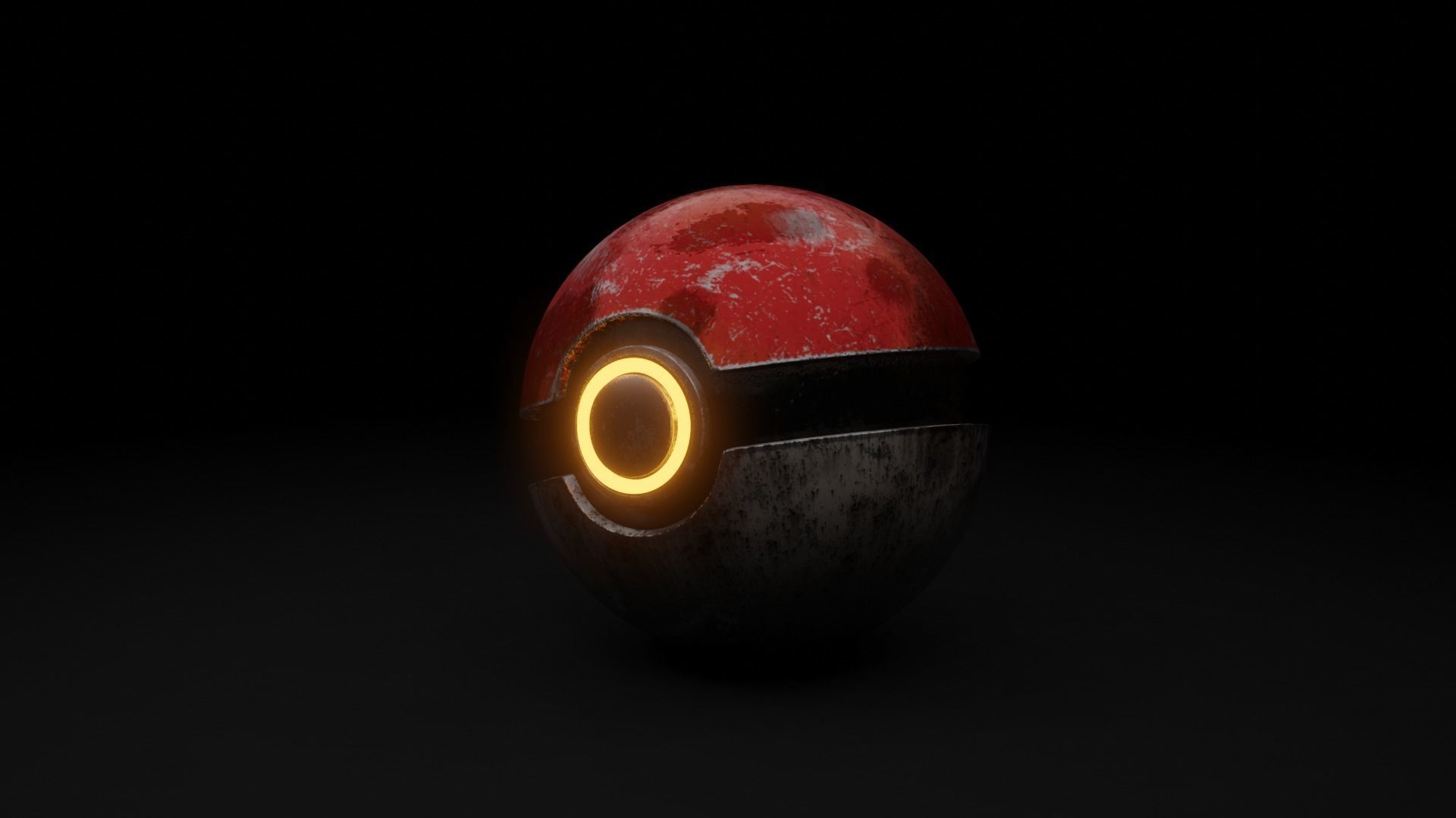 Pokeball pokemon ball hd wallpaper 3D model | CGTrader