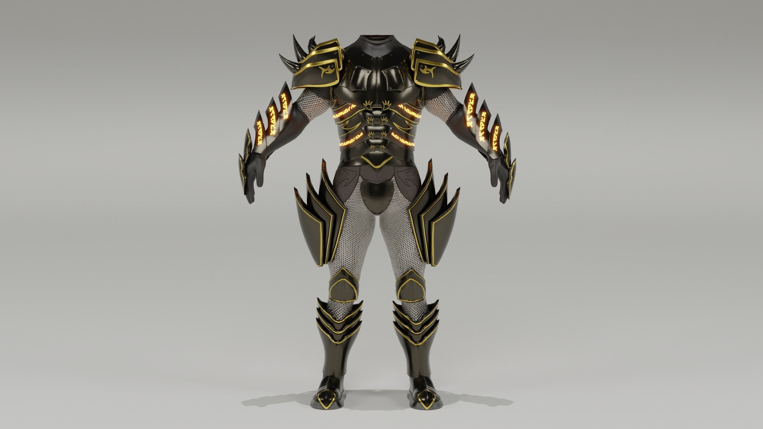 Dragon armor 3D model | CGTrader
