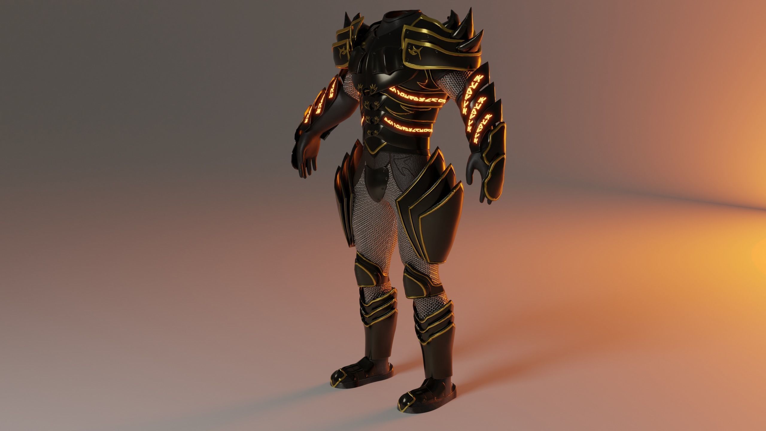 Dragon armor 3D model | CGTrader