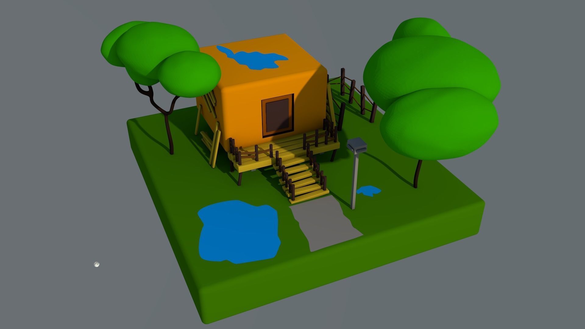LOW POLY HOME 3D model | CGTrader