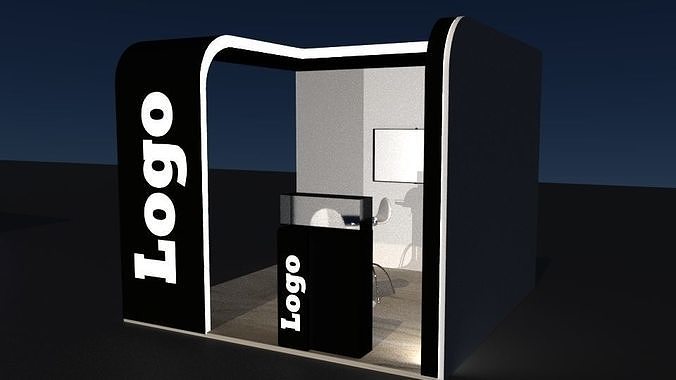 3 Stand 3x3 3D model | CGTrader