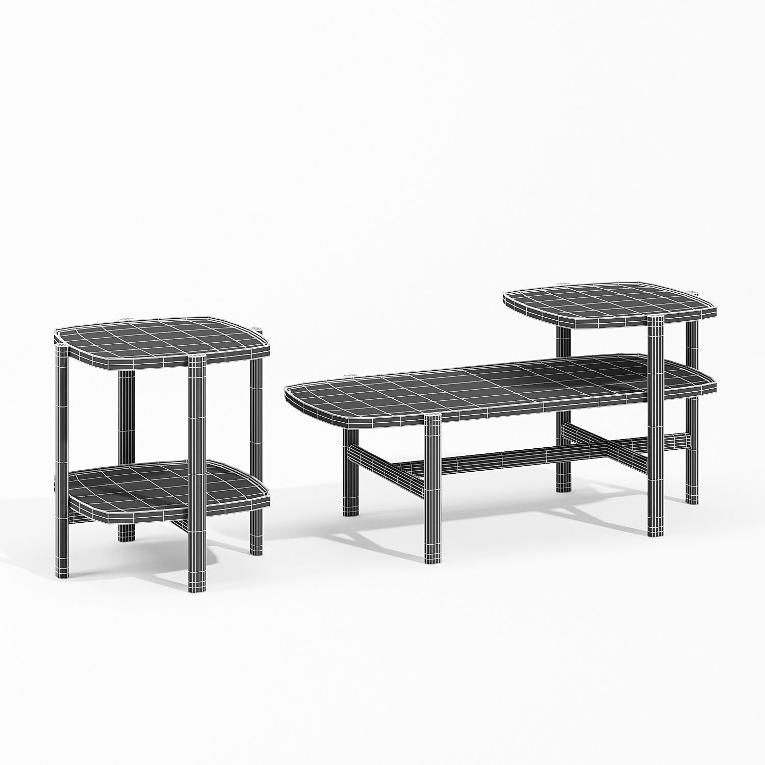 Ashi tables 3D model | CGTrader