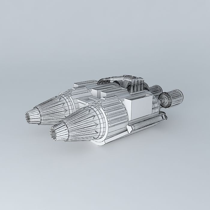 Twin Jet Turbine Engines free 3D model | CGTrader