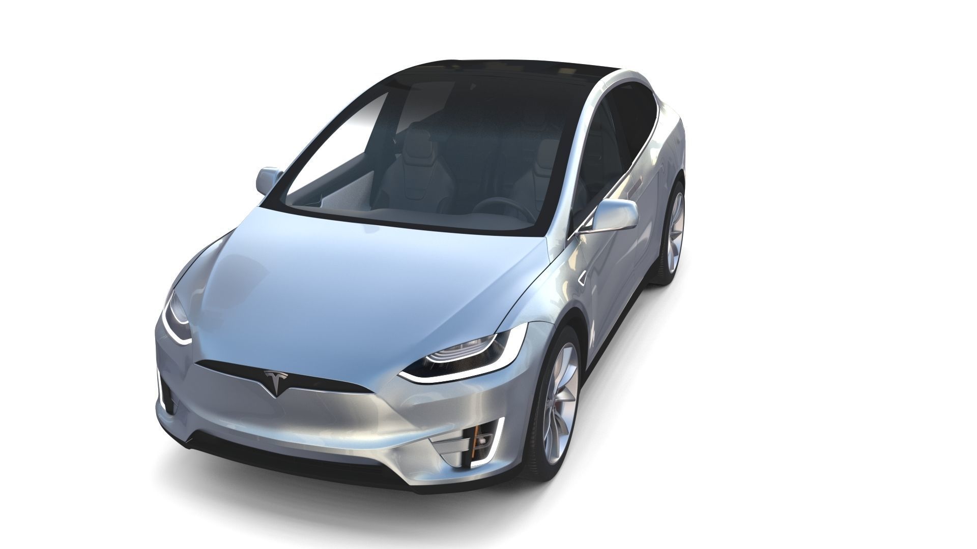 Tesla Pack Semi Roadster Model S X 3 with interiors and chassis 3D ...