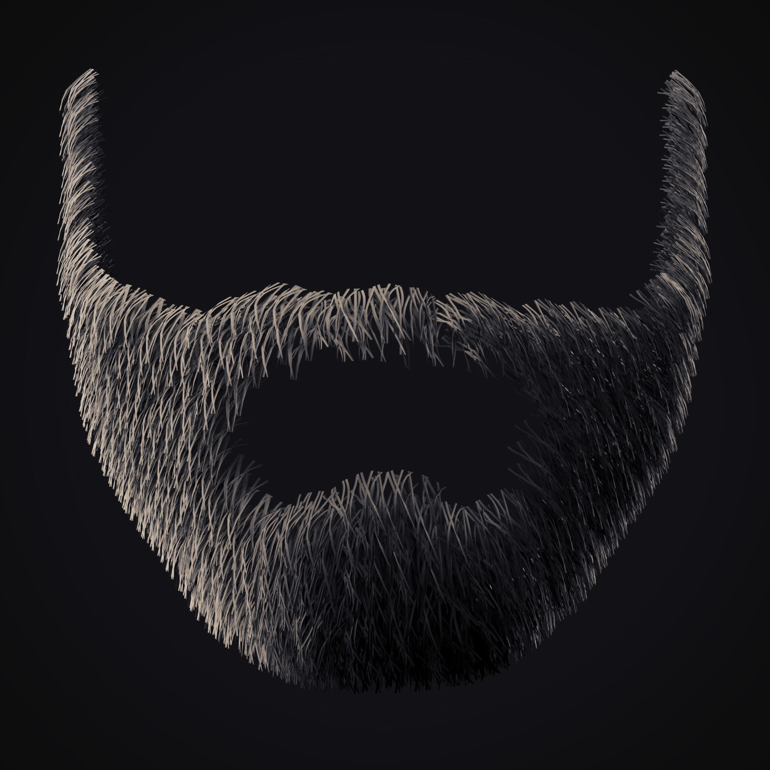 3D model Beard Low Poly 12 VR / AR / low-poly | CGTrader
