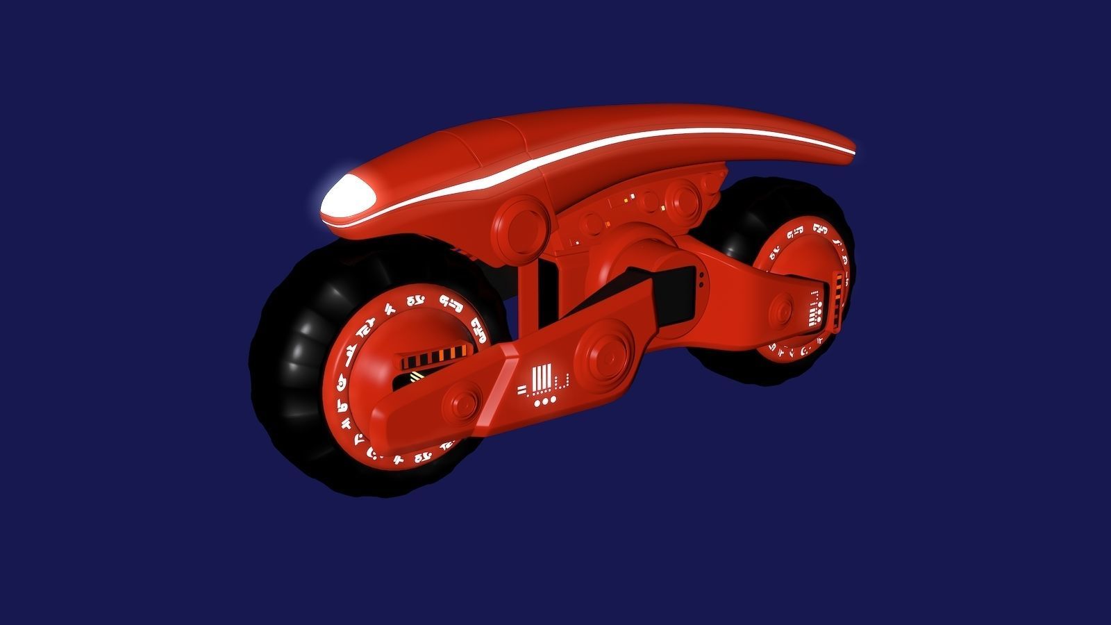 Alienbike V-Red 3D | CGTrader