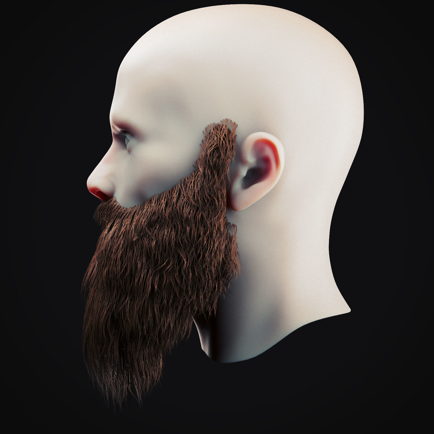 3D model Beard Low Poly 16 VR / AR / low-poly | CGTrader