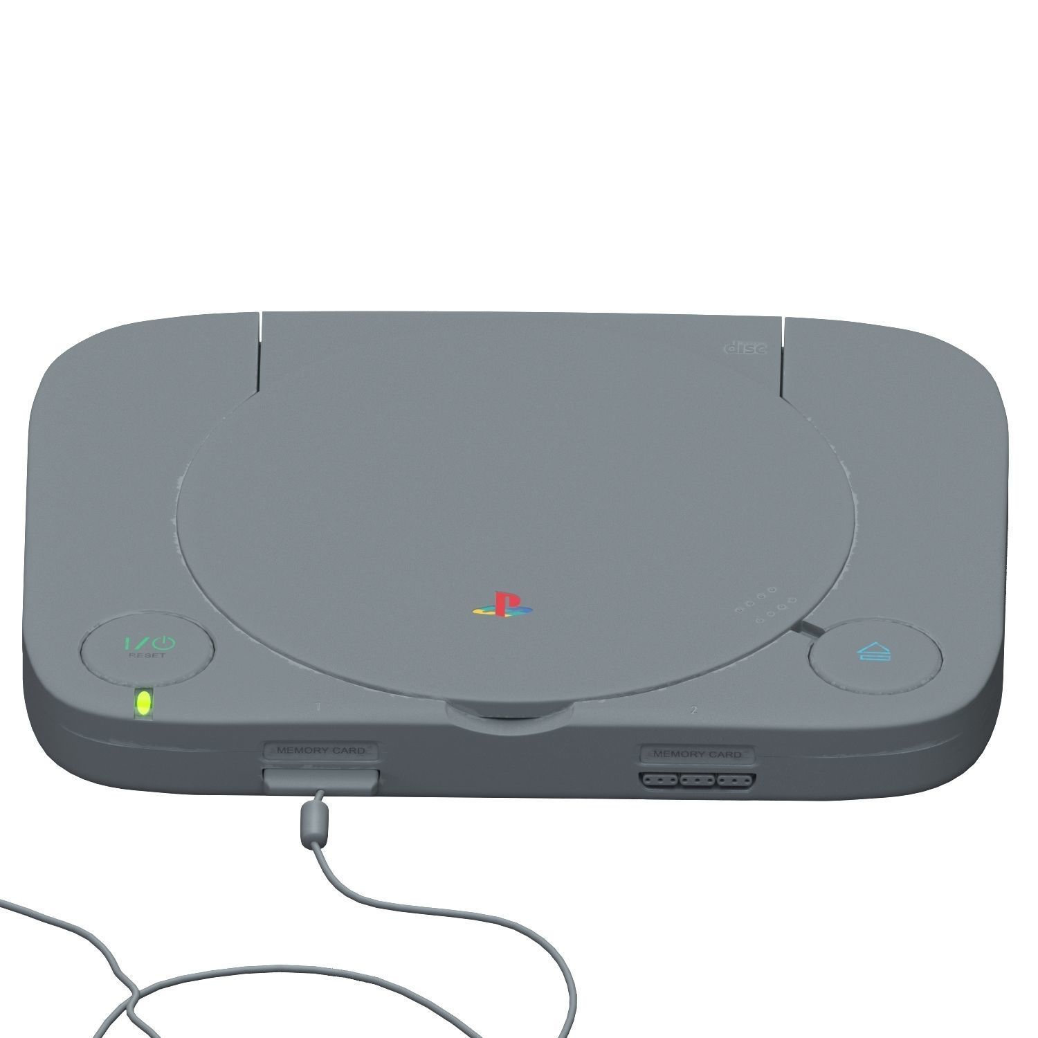 Playstation One Slim 3D model | CGTrader