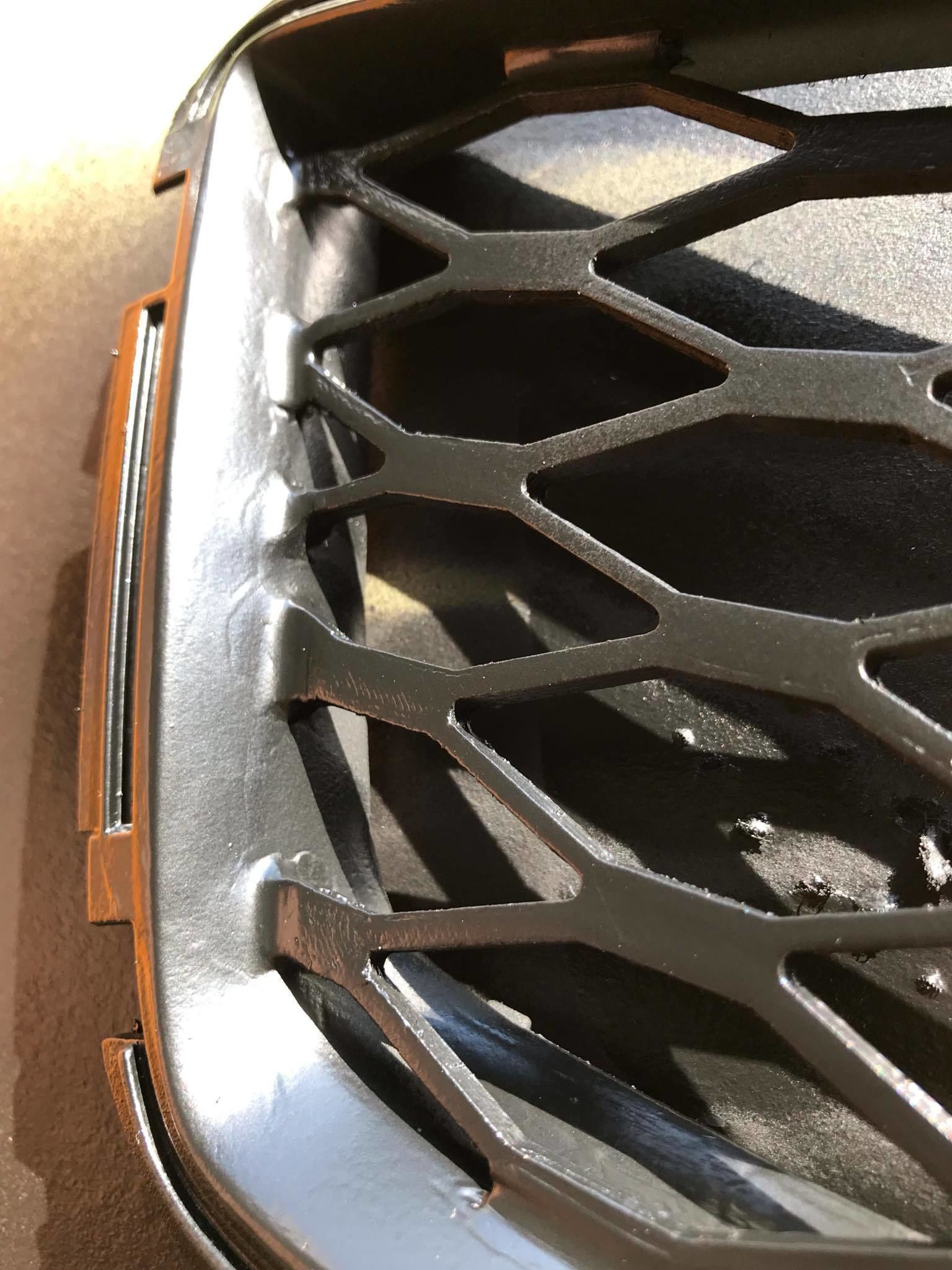 Audi honeycomb grill 3D model 3D printable | CGTrader