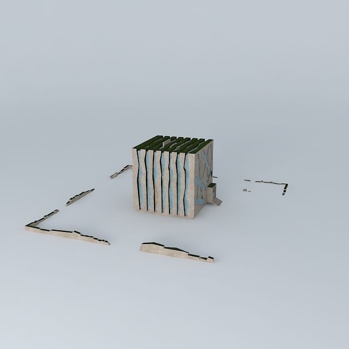 Living Cube 3D model | CGTrader