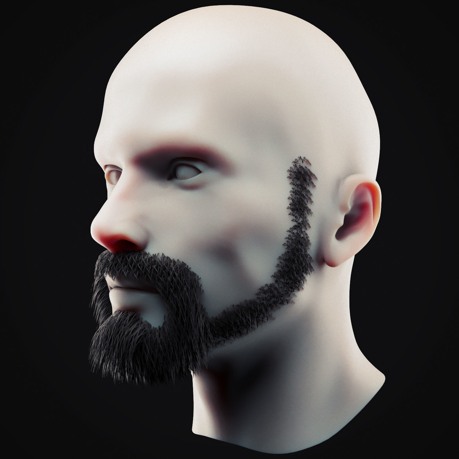 Beard Low Poly Pack 3D Model Collection | CGTrader