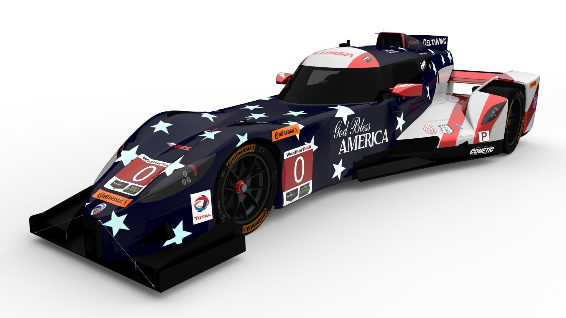 3D model Panoz Deltawing DWC13 VR / AR / low-poly | CGTrader