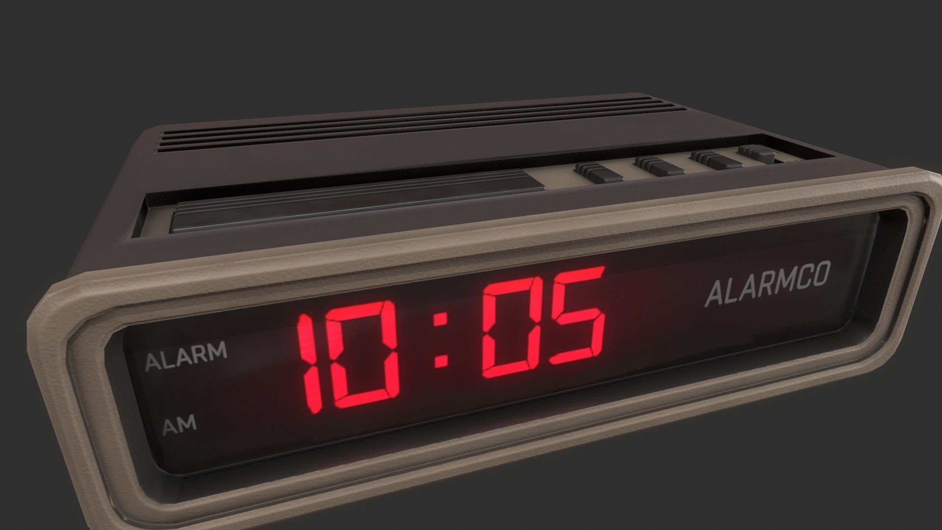 3D asset Digital Alarm Clock | CGTrader